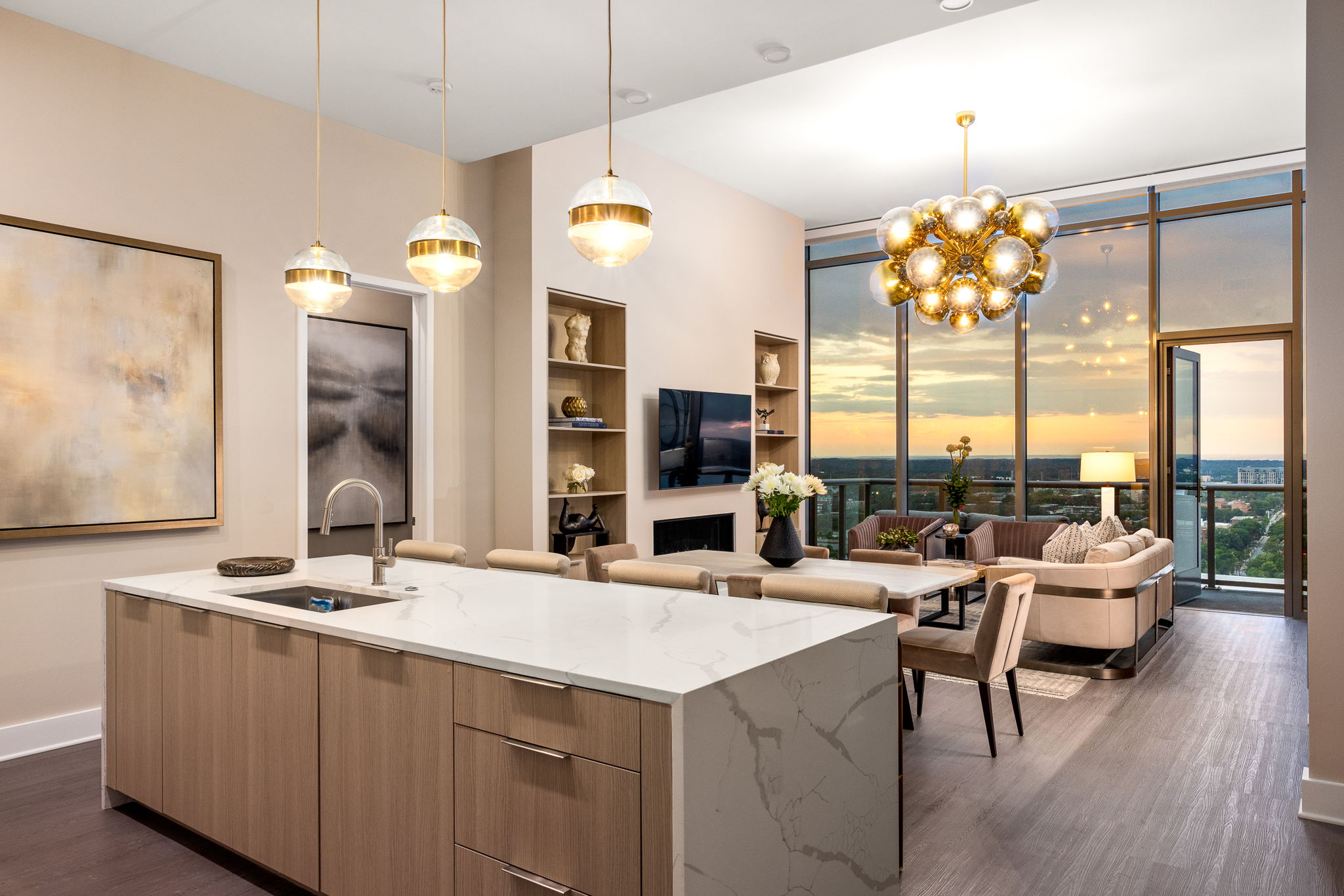 Luxury Penthouse Rentals in Atlanta, GA | Skyline Views